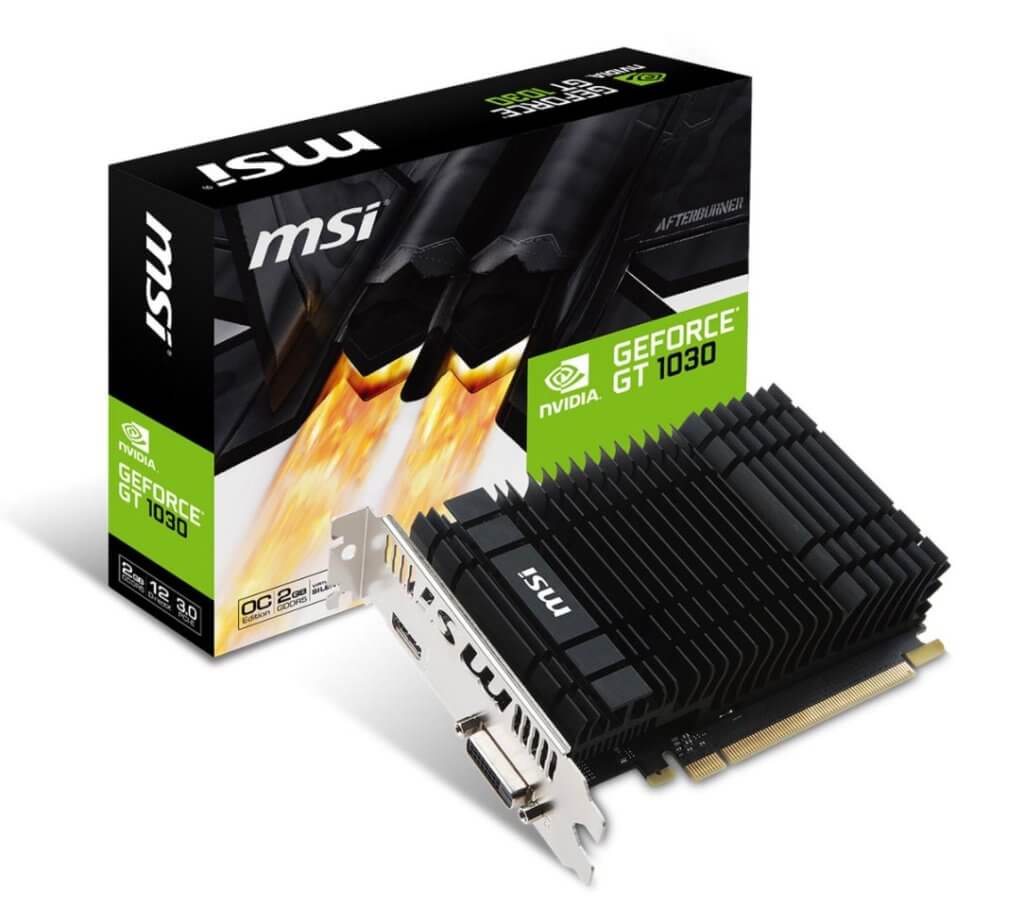 Nvidia a lancé la GeForce GT 1030